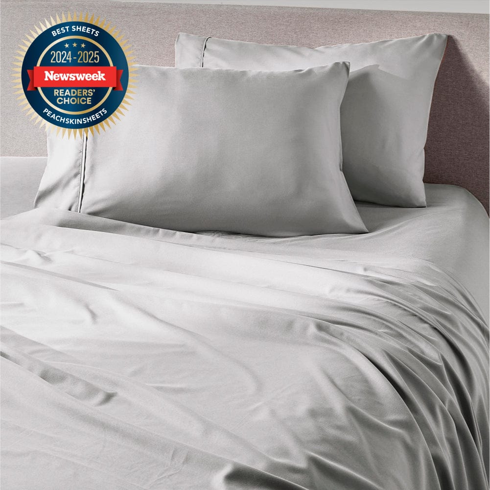 Brushed Silver Sheet Set | The Original PeachSkinSheets® – The Original ...